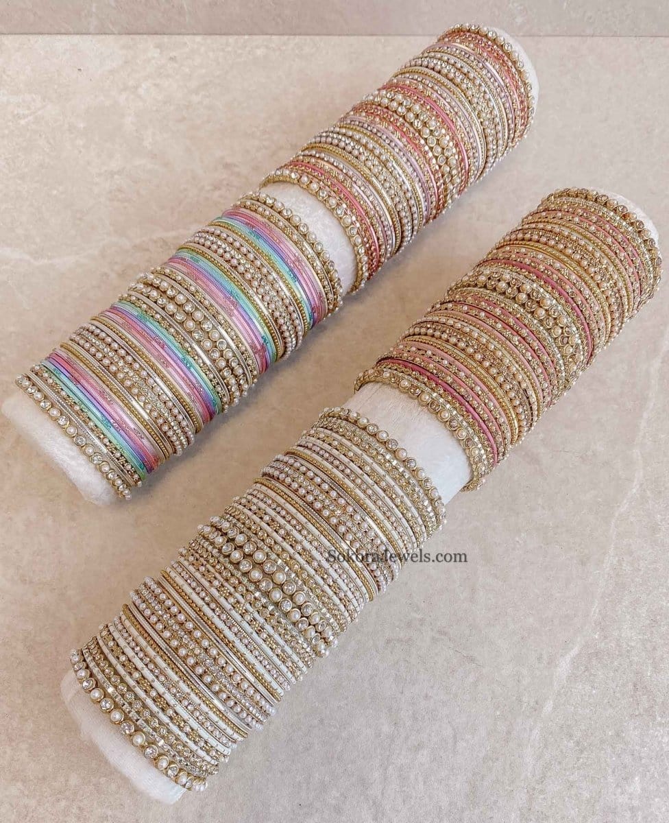 Sweet Dreams Bangle Sets - Pastel (4 Colour Options) – SOKORA JEWELS