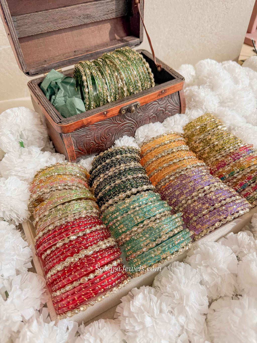 Kashmiri Glass Bangles – SOKORA JEWELS