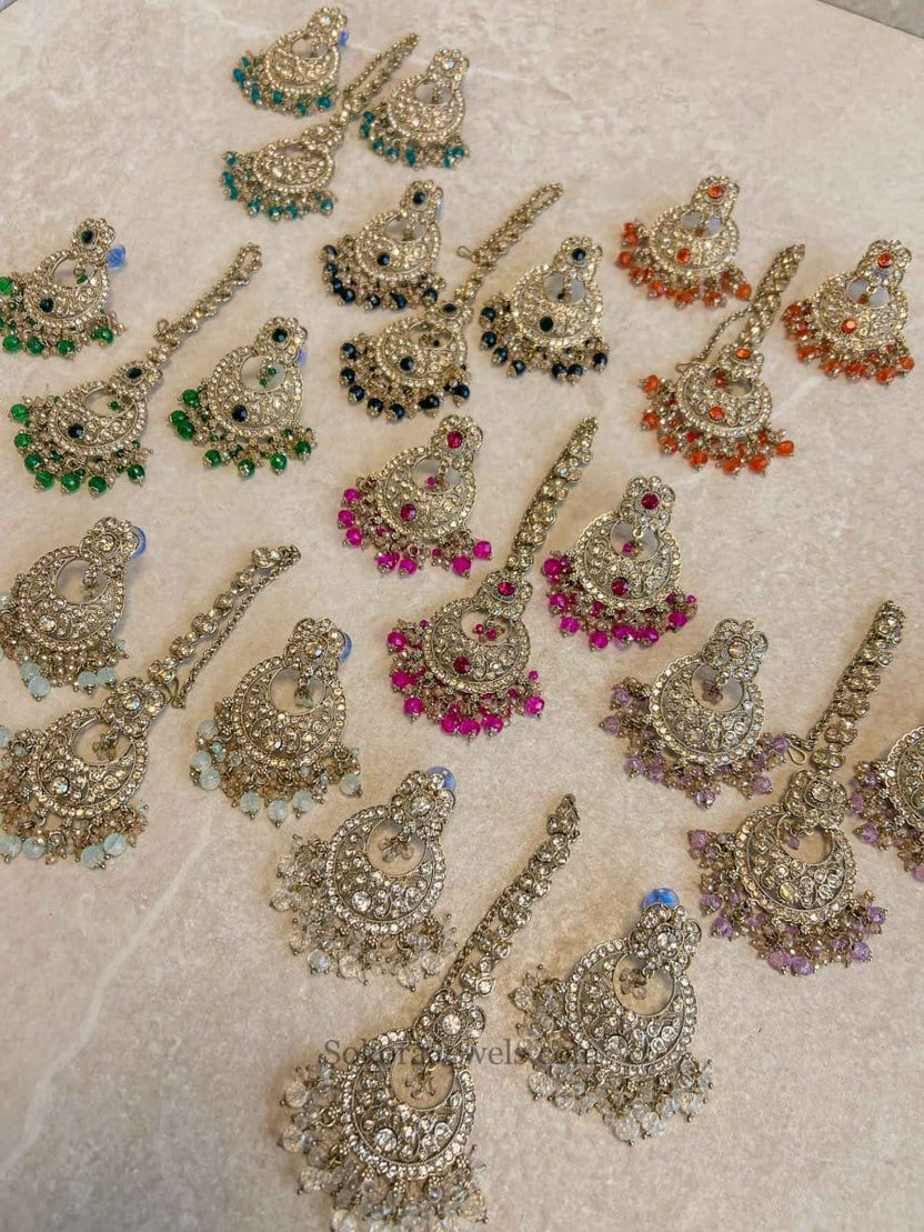 Antique Earrings and Tikka sets – SOKORA JEWELS
