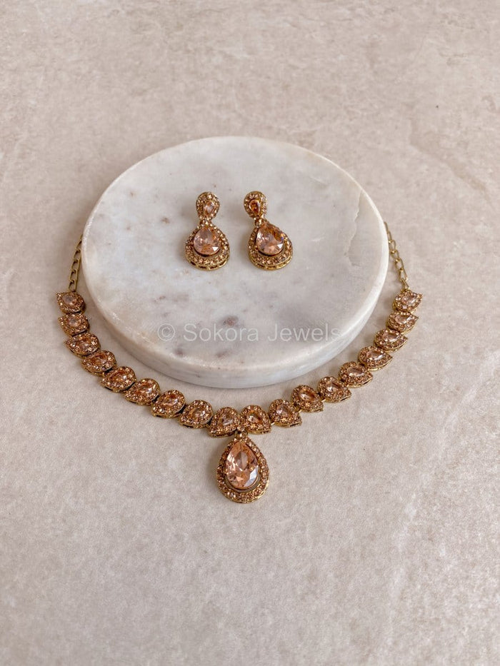 Necklace and Earring Sets | Indian & Pakistani Necklaces – SOKORA JEWELS