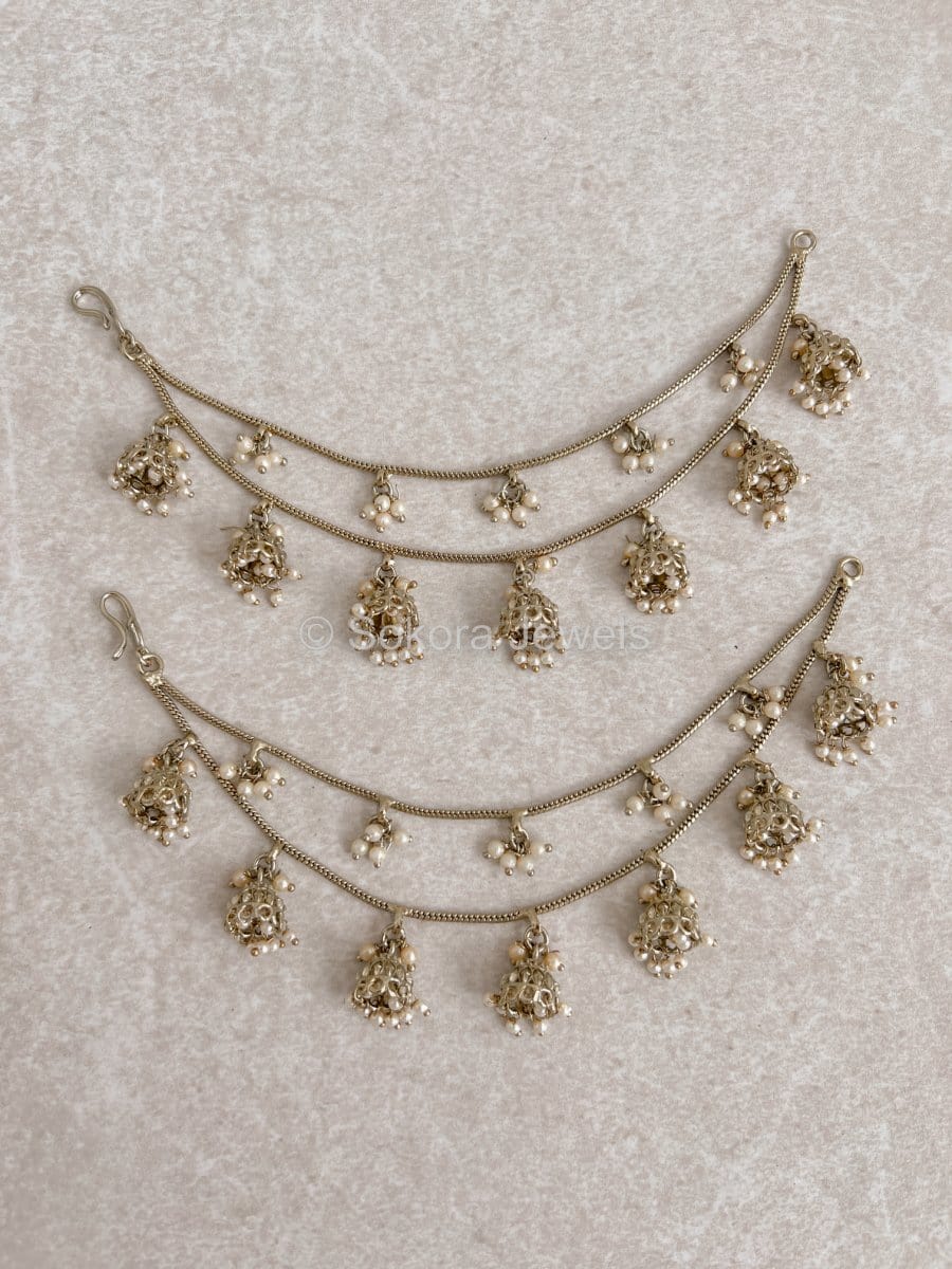 Jhumka Earring chains – SOKORA JEWELS