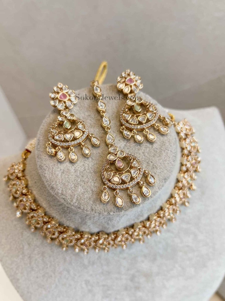 Necklace and Earring Sets | Indian & Pakistani Necklaces – SOKORA JEWELS