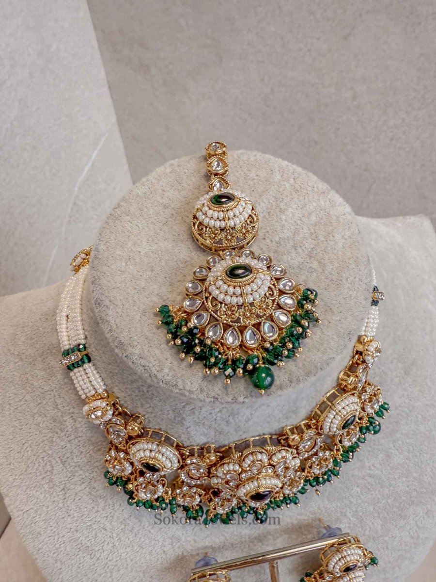 Narinder Faux Kundan Choker Set – SOKORA JEWELS