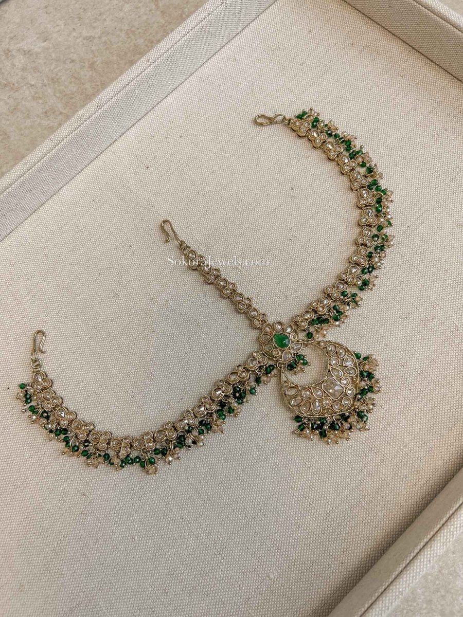 Nilam Mathapatti - Green – SOKORA JEWELS