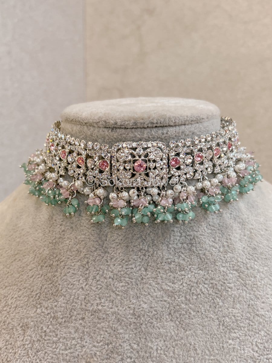 Qudsia Pastel Choker – SOKORA JEWELS