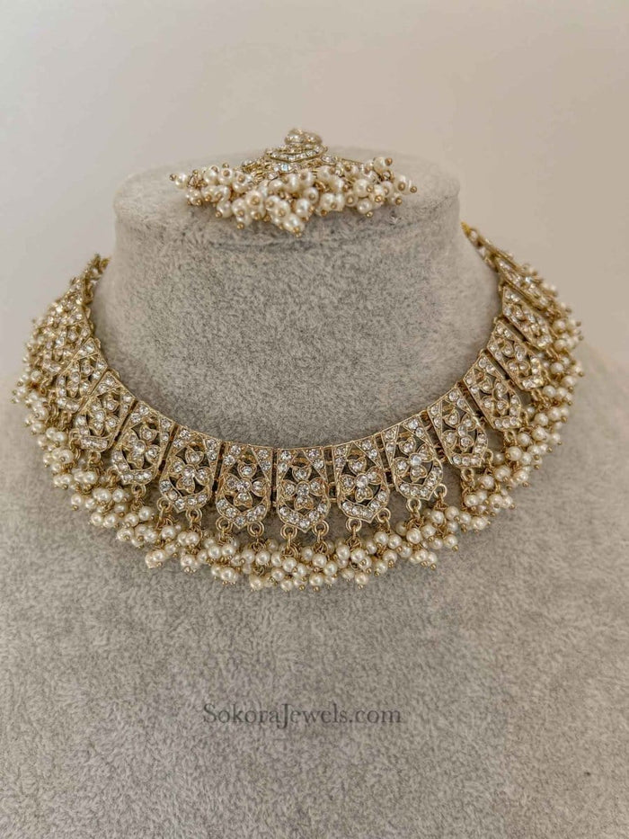 Necklace and Earring Sets | Indian & Pakistani Necklaces – SOKORA JEWELS
