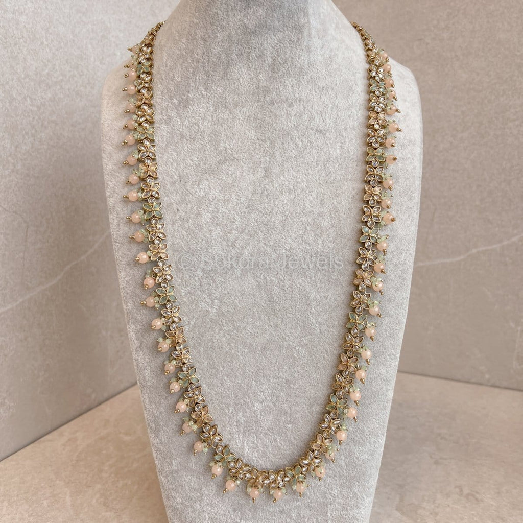 Rupa Mala - Peach/Mint – SOKORA JEWELS