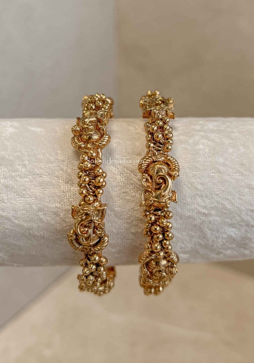 Sokora jewels Set of 2 Peacock Bangles – SOKORA JEWELS