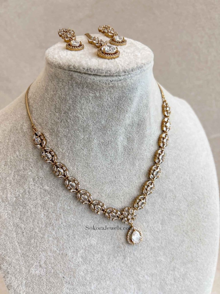 Sokora Jewels American Diamond set – SOKORA JEWELS