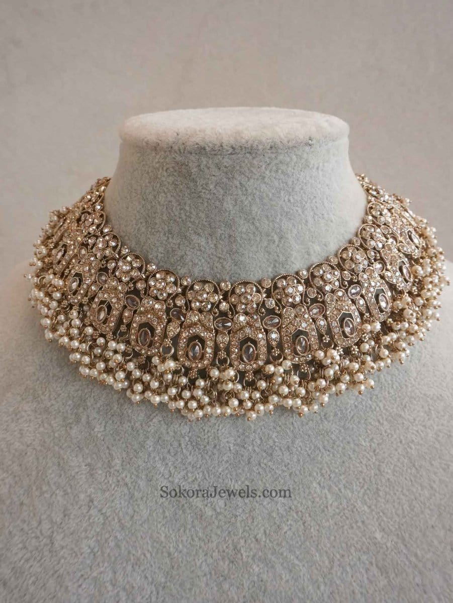 Necklace and Earring Sets | Indian & Pakistani Necklaces – SOKORA JEWELS