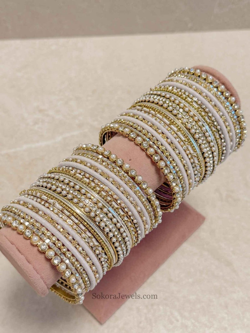 Sweet Dreams Bangle Sets - Pastel (4 Colour Options) – SOKORA JEWELS