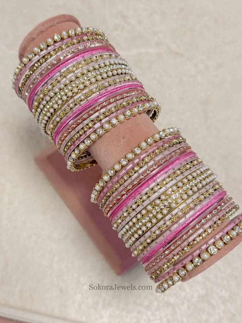 Sweet Dreams Bangle Sets - Pastel (4 Colour Options) – SOKORA JEWELS