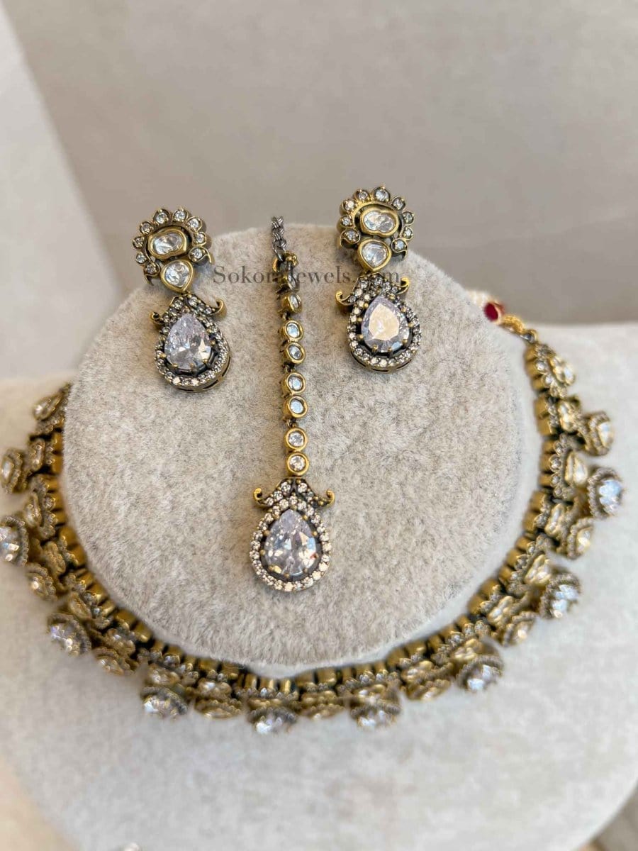 Necklace and Earring Sets | Indian & Pakistani Necklaces – SOKORA JEWELS