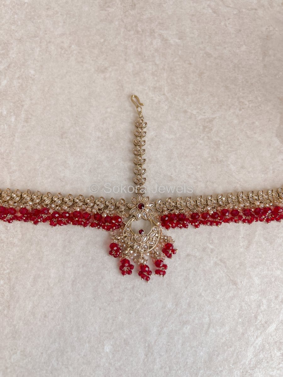 Yashnee Mathapatti - Red – SOKORA JEWELS