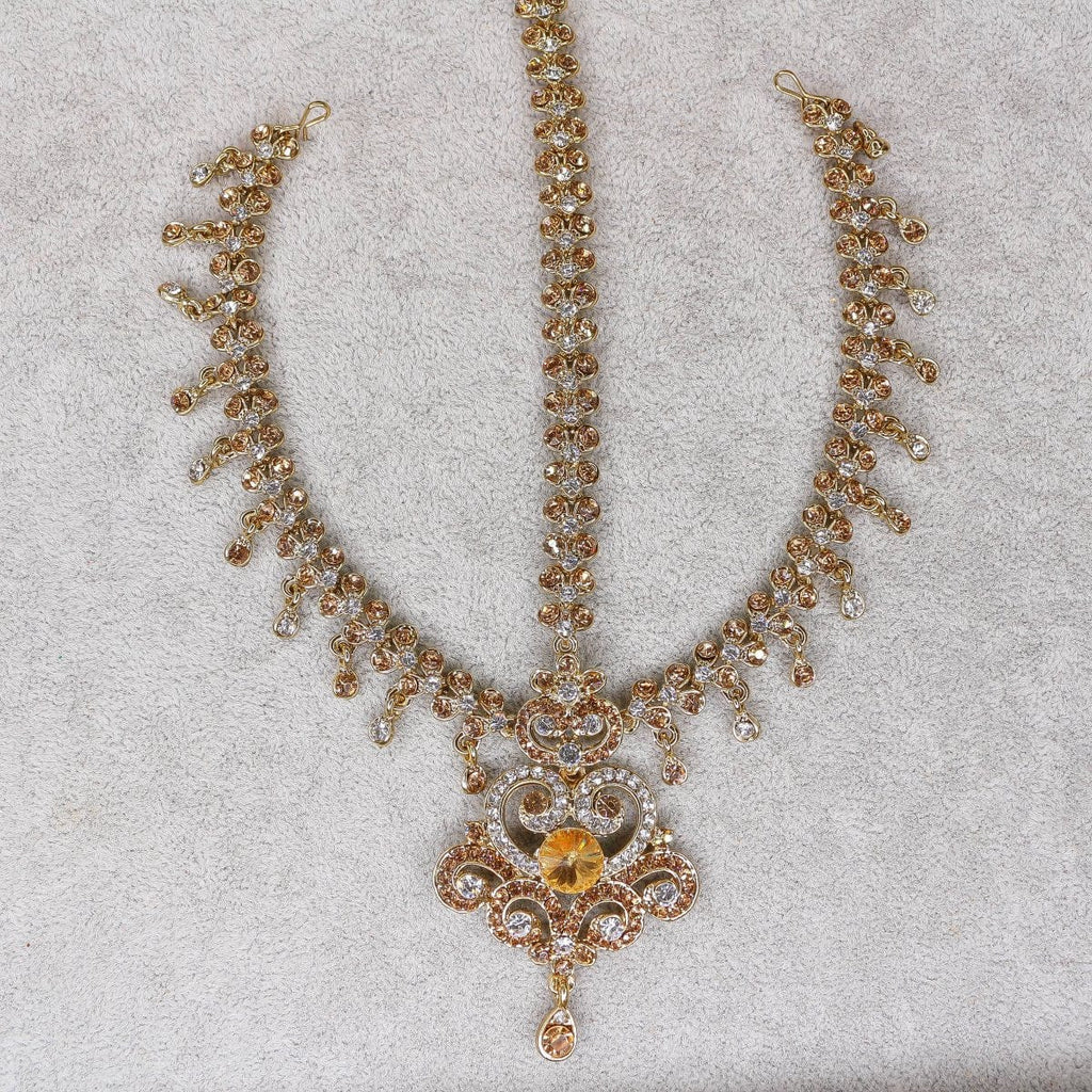 Almas head chain - Golden – SOKORA JEWELS