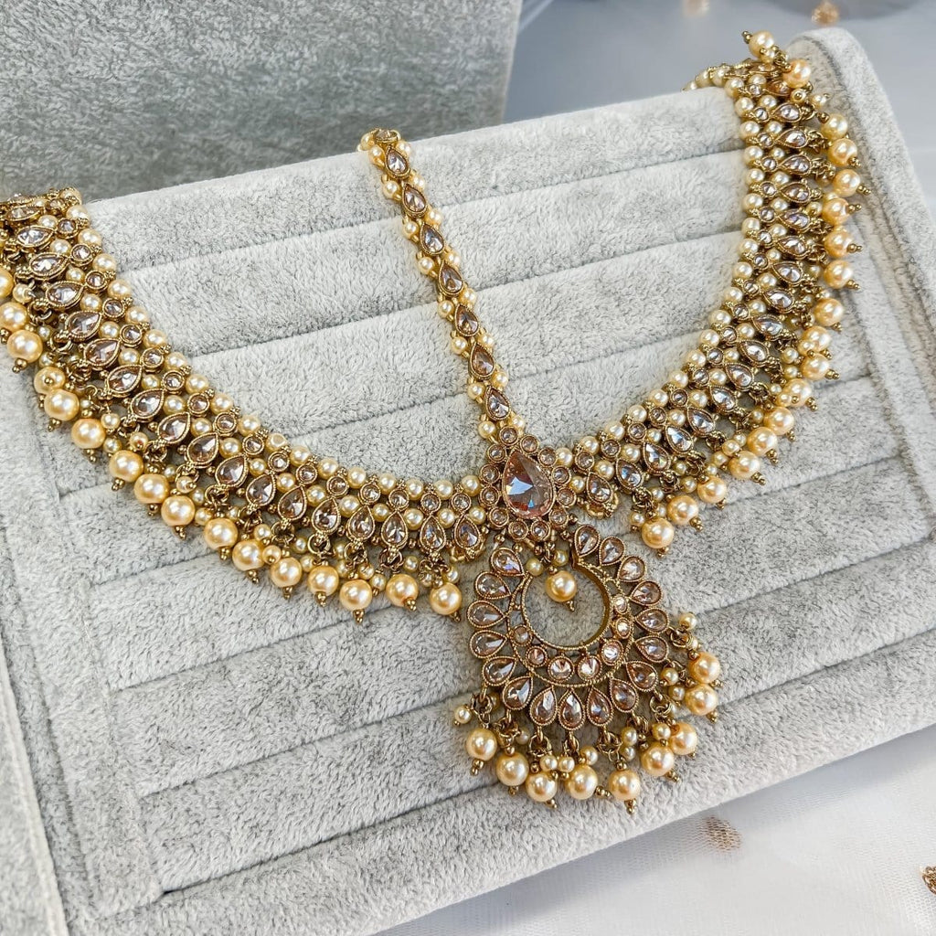 Baneet Antique Mathapatti / Head Chain – SOKORA JEWELS