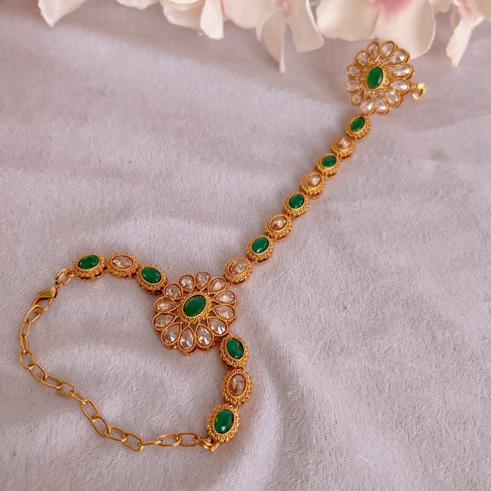 Bright Gold Hand Harness – SOKORA JEWELS