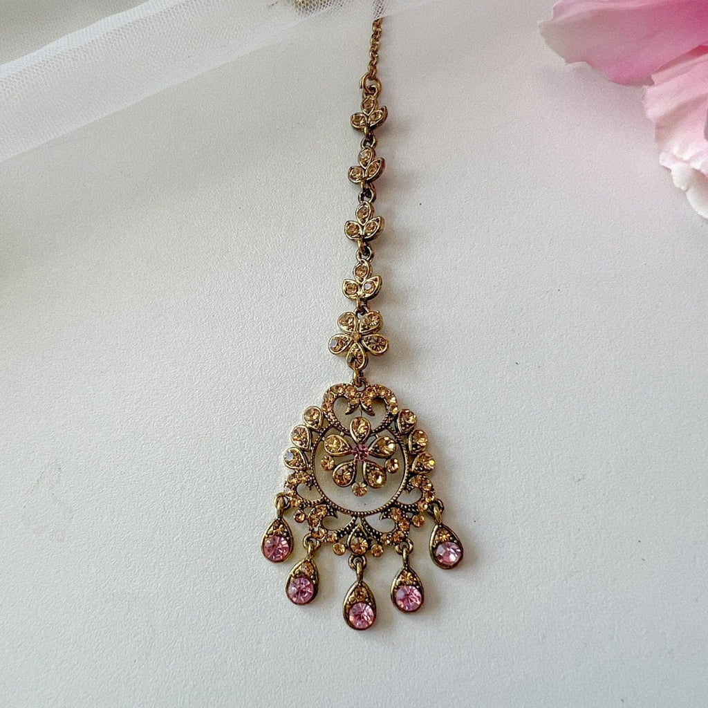 Crystal Tikka - Light Pink – SOKORA JEWELS
