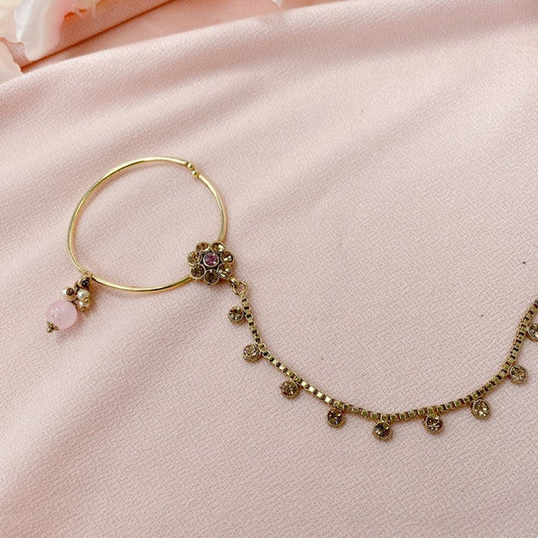 Elisa Pink Nose ring - Slide type – SOKORA JEWELS