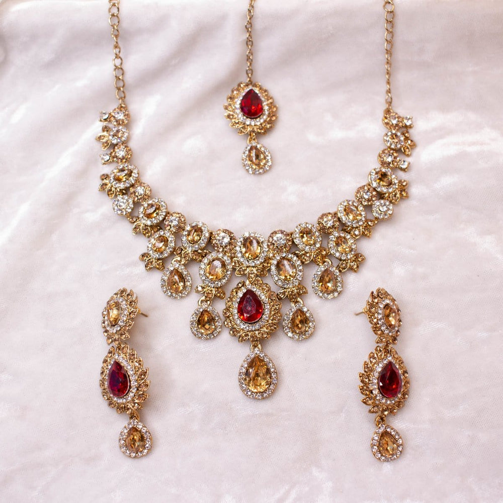 Necklace & Earring Sets | Indian & Pakistani Necklaces - Sokora Jewels ...
